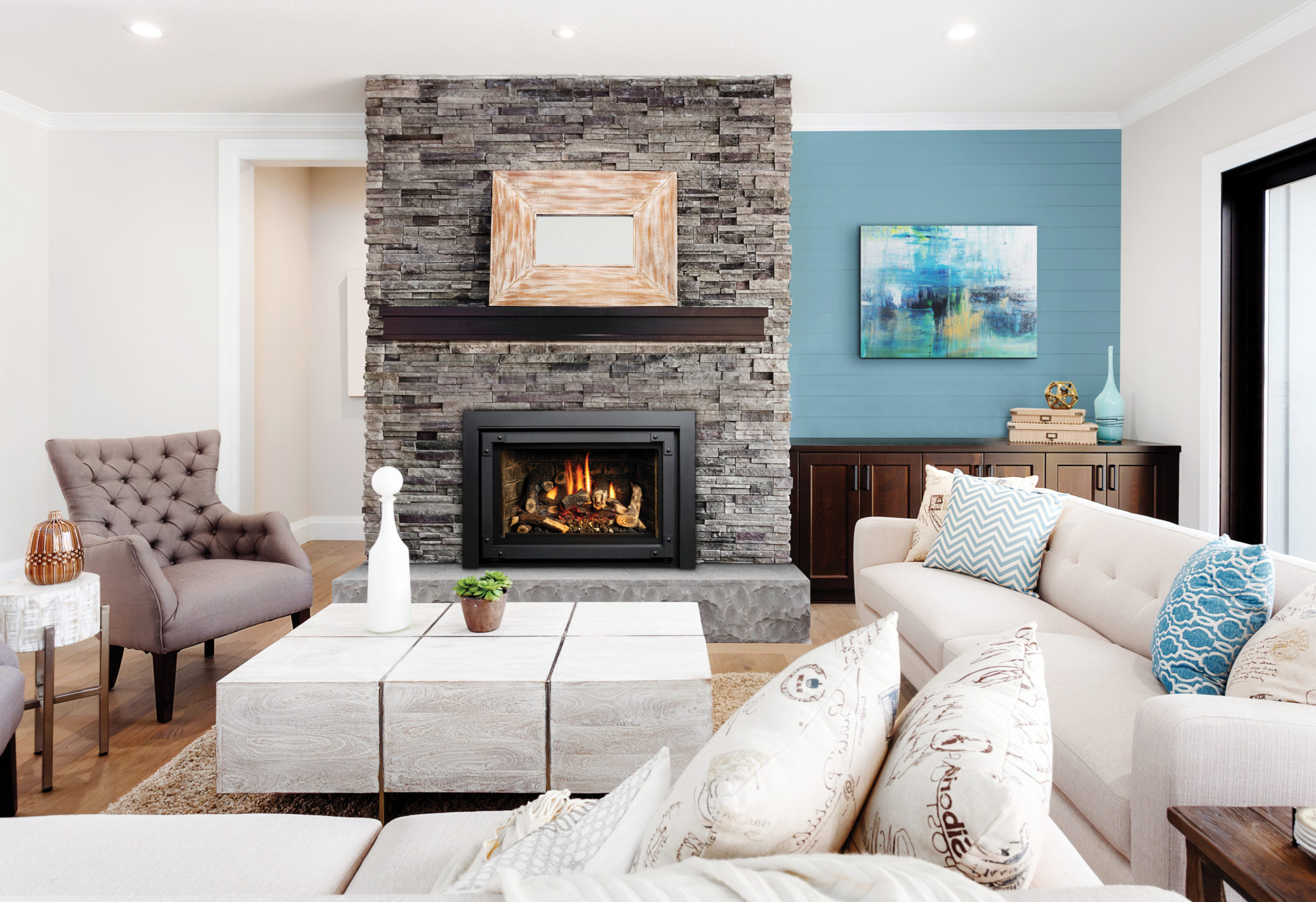 Marquis Capri 34 Gas Fireplace Insert | Safe Home Fireplace