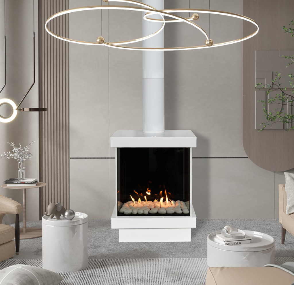 Ortal Stand Alone Three Sided 25H | Safe Home Fireplace