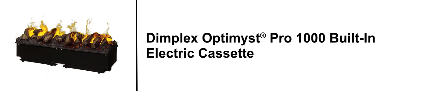 Dimplex Optimyst® Cassette Vapor Fireplace | Safe Home Fireplace